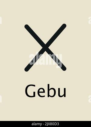 Runes. Complete collection of Rune alphabet, futhark. Writing ancient ...