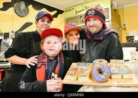 Claire Balmer and Maggie, Kelly and Jason Spencer are seen with their ...