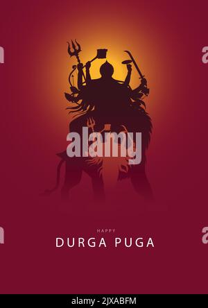 vector black outline hinduism Durga yantra Dum Durgaye illustration ...