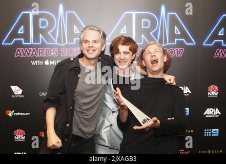 Nick Littlemore, Sam Littlemore and Peter Mayes from PNAU pose with the ...