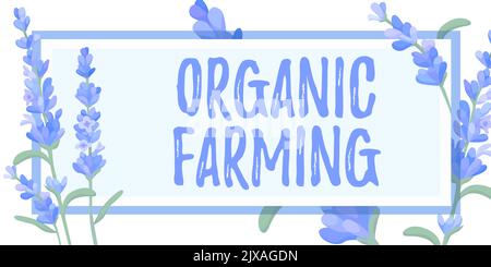 Text showing inspiration Organic Farmingan integrated farming system ...