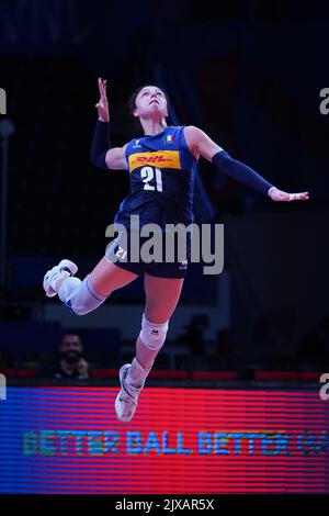 Alice Carlotta Degradi of Italy in action during the DHL Test Match ...