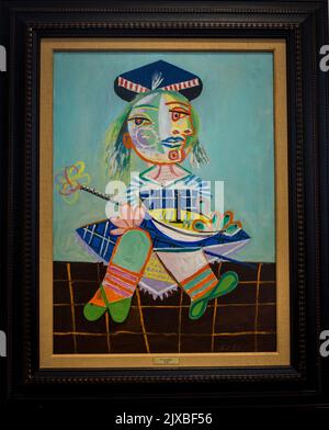 Maya with boat painting, Maya Ruiz-Picasso, Daughter of Pablo ...