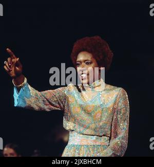 Ann Peebles, amerikanische Songschreiberin und Soulsängerin, bei einem ...