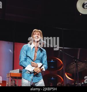 John Kincade, britischer Popsänger, singt in der ZDF Musiksendung ...