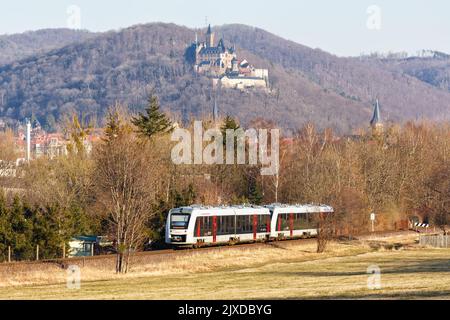 Regional train Regional train of Abellio type Alstom Coradia LINT near ...