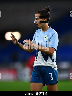 Slovenia's Sara Agrez during the 2023 FIFA Women's World Cup Qualifying ...