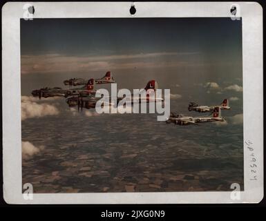 These 8th Air Force Boeing B-17s on Poltava Airfield, Ukraine, Russia ...