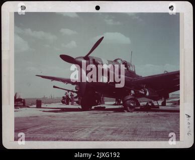 A German JU-87 Stuka, equipped with 40 mm. anti-tank cannon, captured ...