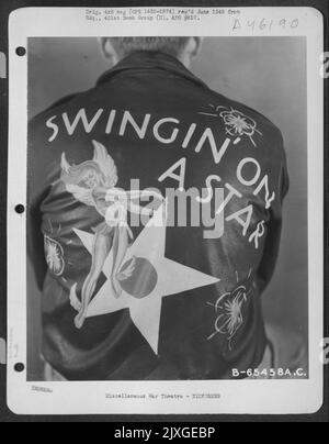 Leather Jacket Worn By Crew Members Of The Boeing B-17 "Flying Fortress ...
