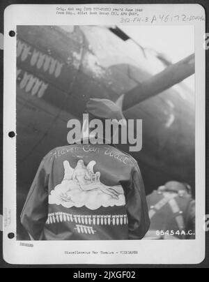 Leather Jacket Worn By Crew Mwmbers Of The Boeing B-17 "Flying Fortress ...