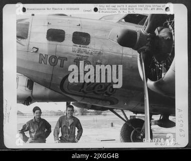 A Boeing B-17 "Flying Fortress" Of The 452Nd Bomb Group Drops Its ...