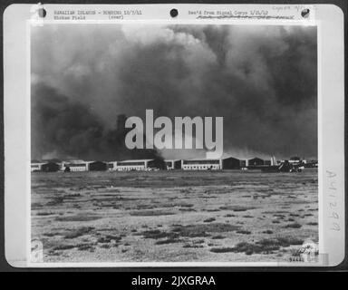 After The Bombing Of Hawaii By The Japaneseanese, Dec. 7, 1941. East ...