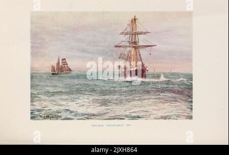 THE OLD INVINCIBLE, 1872 HMS Invincible was a Royal Navy Audacious ...