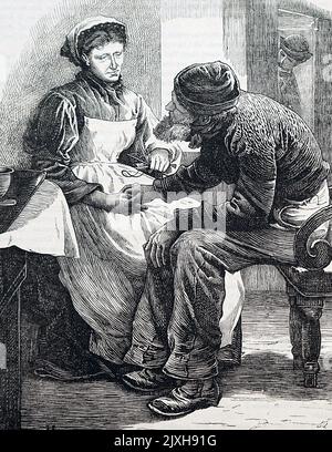 Illustration depicting a couple. Illustrated by William Small (1843 ...