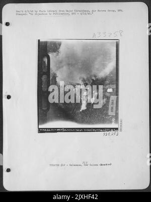 Salamaua, N.E. New Guinea-BOMBING Stock Photo - Alamy