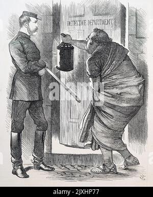 Cartoon by John Tenniel (1820-1914) an English illustrator, graphic ...