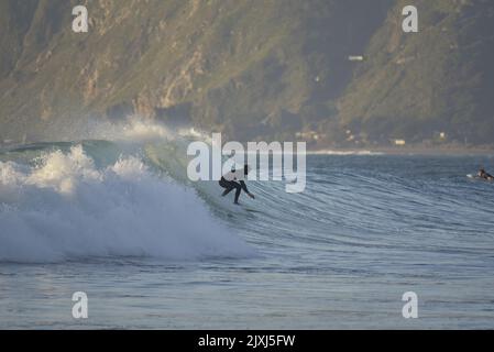 Surfing days in Puertecillo, Chile. Chile's world class waves attract ...