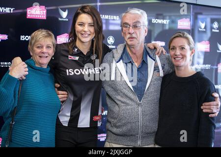 Sharni Layton poses for a photo after announcing her retirement from ...
