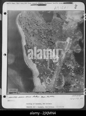 Gasmata, New Britain. Bombing Stock Photo - Alamy