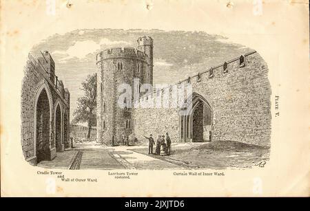 Plan of the Tower from the pamphlet ' Authorised Guide to the Tower of ...