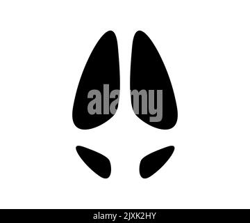 Pig trail vector. Pig imprint icon vector illustration Stock Vector ...