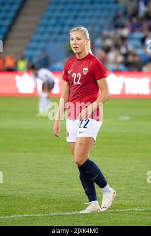 Oslo, Norway. 06th Sep, 2022. Mimoza Hamidi (7) of Albania seen during ...