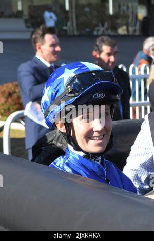 Jockey Rachel King rides Our Dasha to victory in race 3, the ATC Hong ...