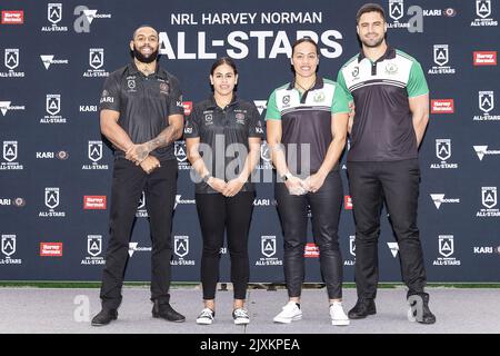 (L-R) Honey Hireme, Nakia Davis-Welsh, Josh Addo-Carr and Jesse ...
