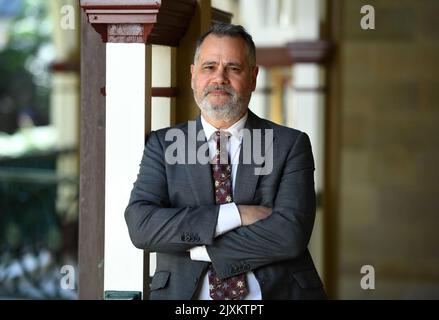 Newly announced Ipswich city council administrator Greg Chemello (right ...