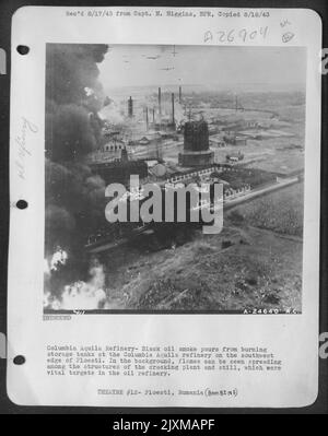 Columbia Aquila refinery in Ploesti, Romania. Photo most likely taken ...