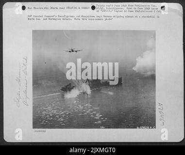 Raf Coastal Command'S Beaufighters And Mosquitoes Kept German Shipping ...