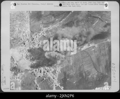 Bombing of Cassino on March 15, 1944 Stock Photo - Alamy