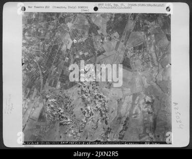 Bombs dropped by planes of the 301st Bomb Group, 32nd Bomb Squadron ...