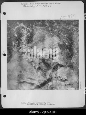 Bombing of Cassino on March 15, 1944 Stock Photo - Alamy