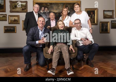 (Back, L-R) Alan Moffat, Sam Coffa, Wendy Botha and Robyn Maher (front ...