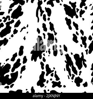 Animal background. Cow Hide, Holstein cattle texture. Mammals Fur. Print skin. Predator ...