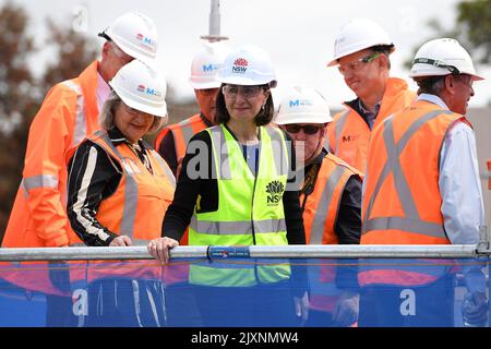 NSW Premier Gladys Berejiklian and Anne Marie Holman, the daughter of ...
