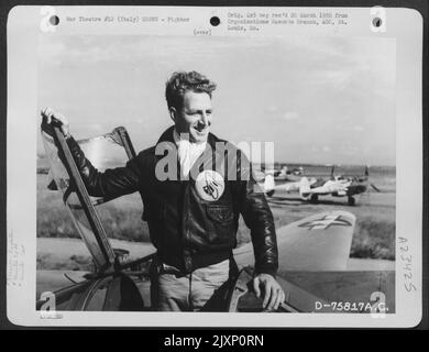 Pilot Of The 94Th Fs, 1St Fg, Seated In The Cockpit Of His Lockheed P ...