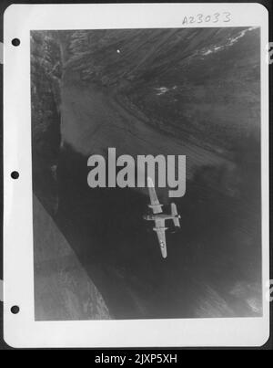 A North American B-25 Mitchell With "Finito Benito, Next Hirohito ...