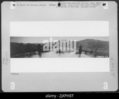 Blasted Bridges Reflect The Fury Of Allied Air Attacks And The ...