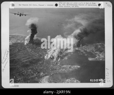 Consolidated B-24 Liberators of the 15th Air Force attacked the ...