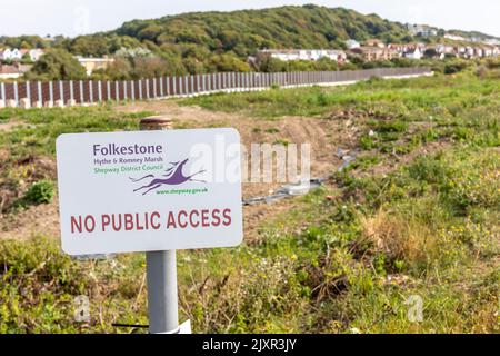 The controversial development on Princes Parade, Hythe, Kent Stock ...