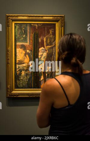 Man and woman, Pierre Bonnard painting, Musée d'Orsay, Paris, France ...
