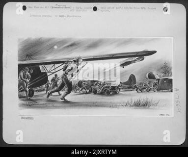 Invasion drawing by Capt. Creekmore Stock Photo - Alamy