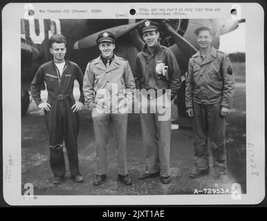 Crew Members Of 410Th Bomb Group Read The Latest Events About Their ...