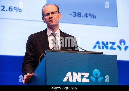 ANZ CEO Shayne Elliott speaks during the House of Representatives ...