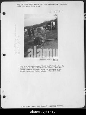 Part Of A Complete German 'Robot Bomb' Found Intact By Members Of The ...