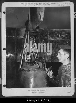 Part Of A Complete German 'Robot Bomb' Found Intact By Members Of The ...