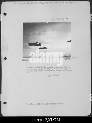 A Formation Of 91St Bomb Group Boeing B-17 Flying Fortresses Wings Its ...